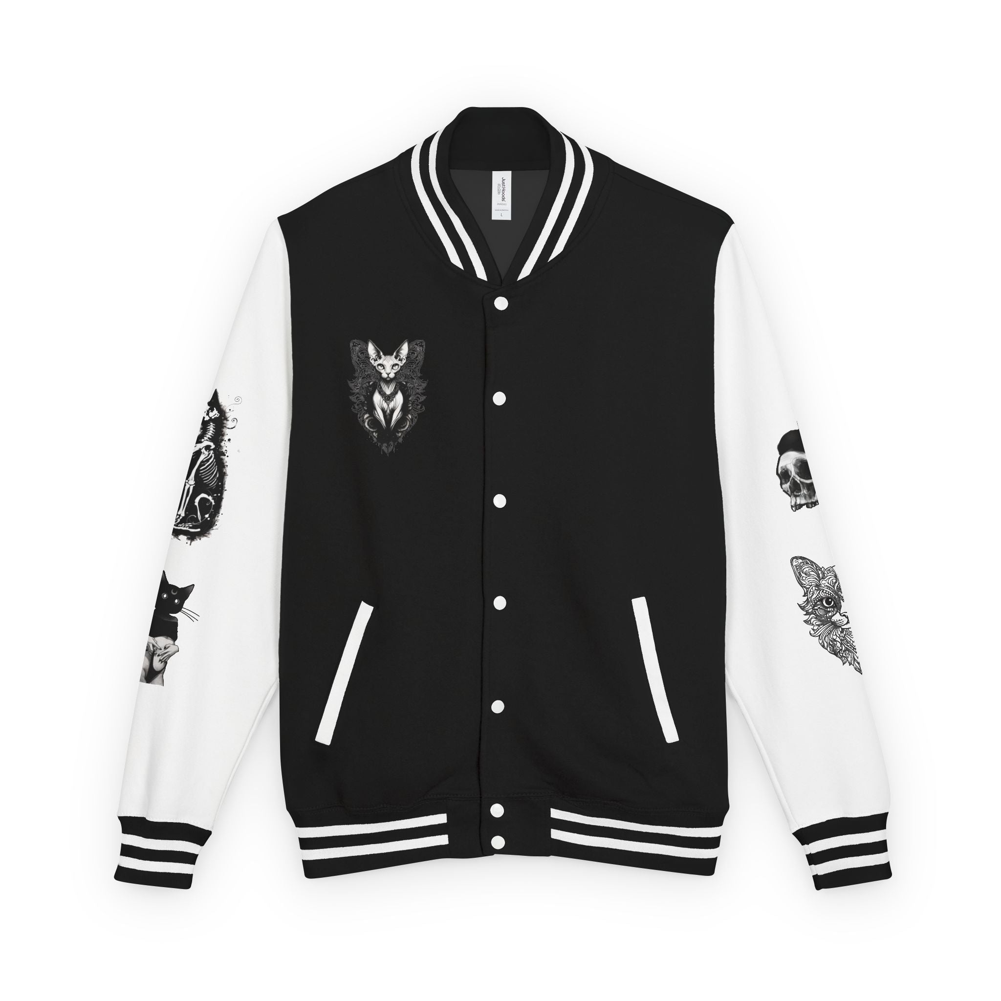 Cats Letterman Jacket - Fierce Feline Unisex | D3monic – D3monic Store